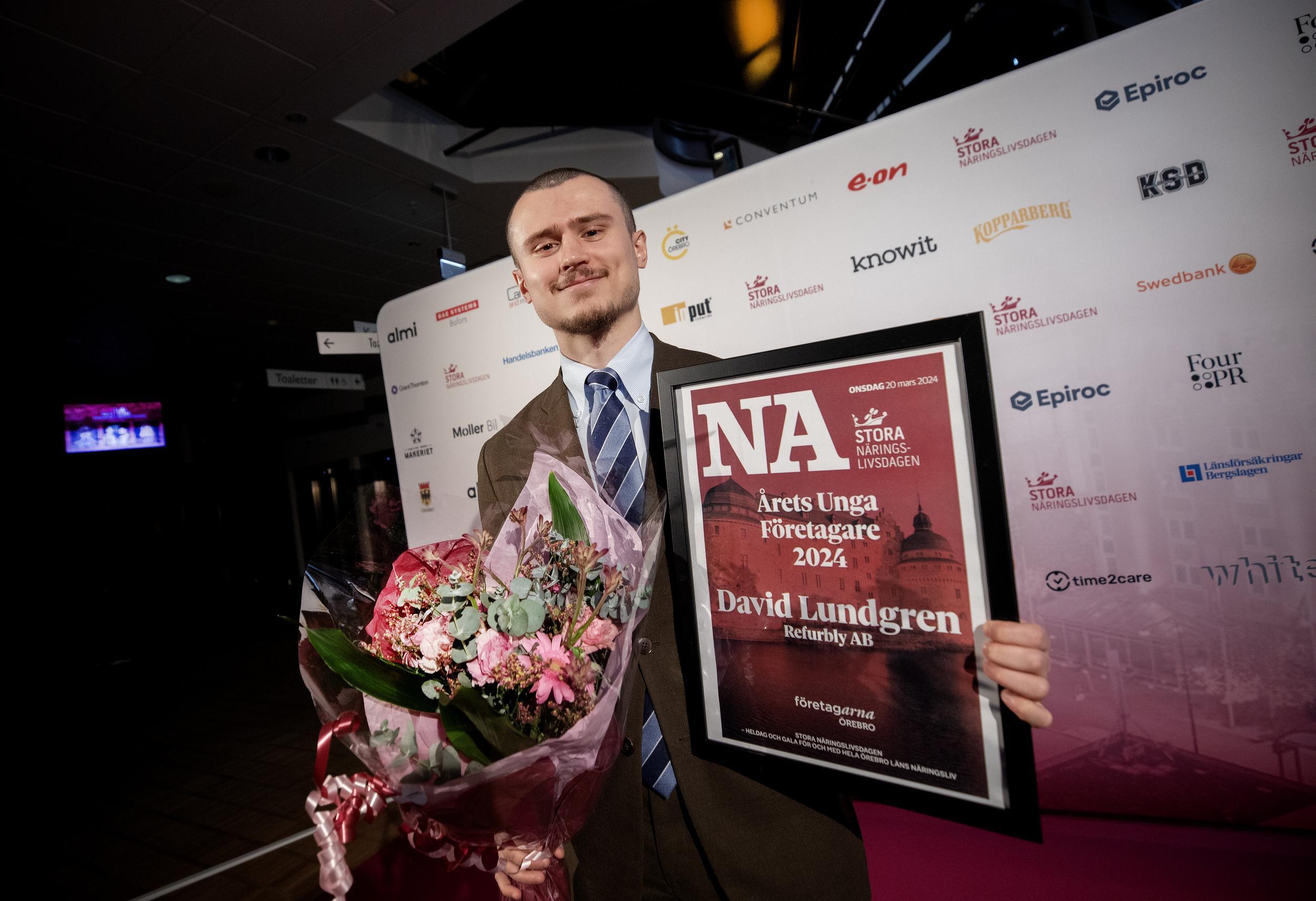 Young Entrepreneur of the Year: Refurbly founder David Lundgren