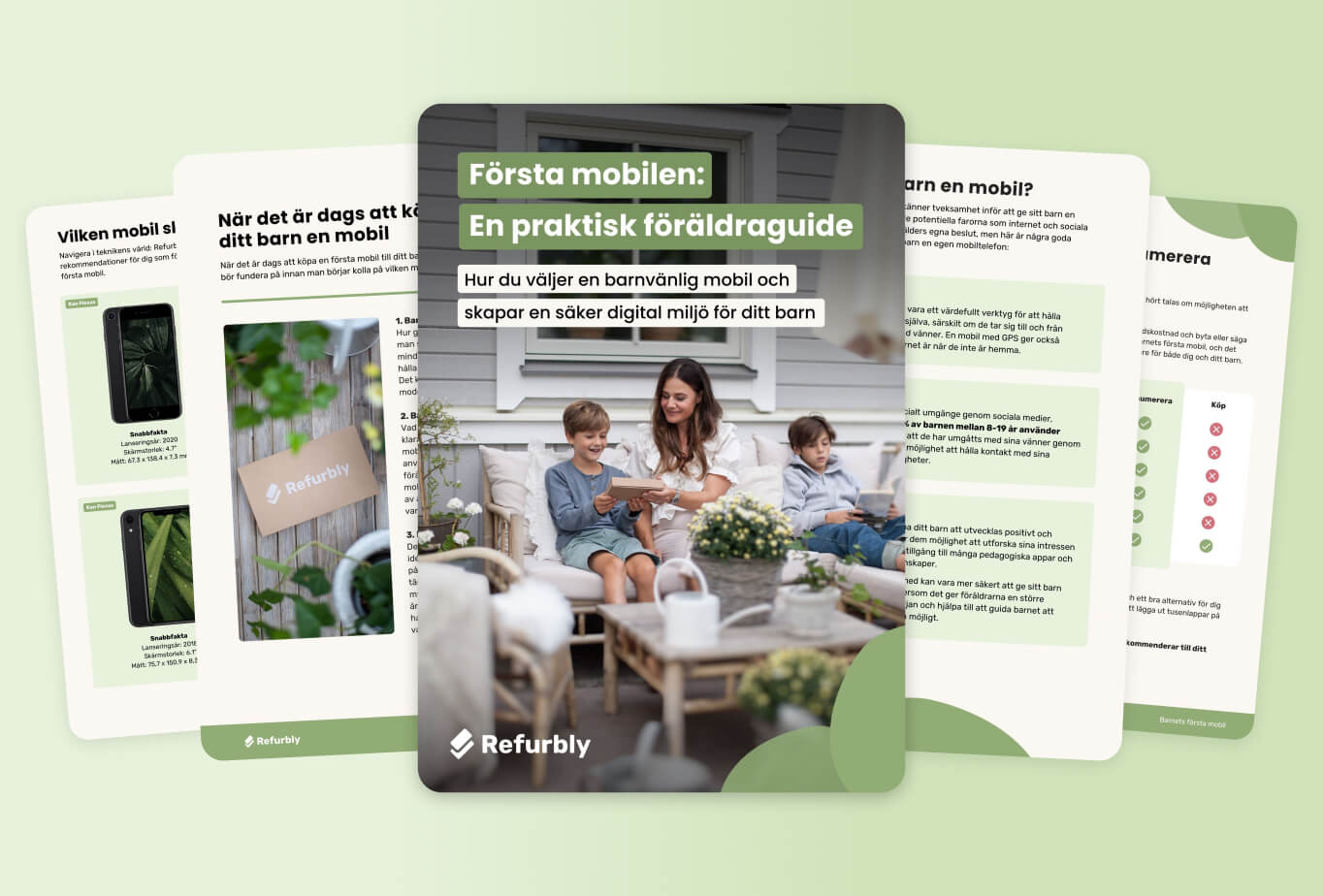 Första mobilen: En praktisk föräldraguide [e-bok] – Refurbly